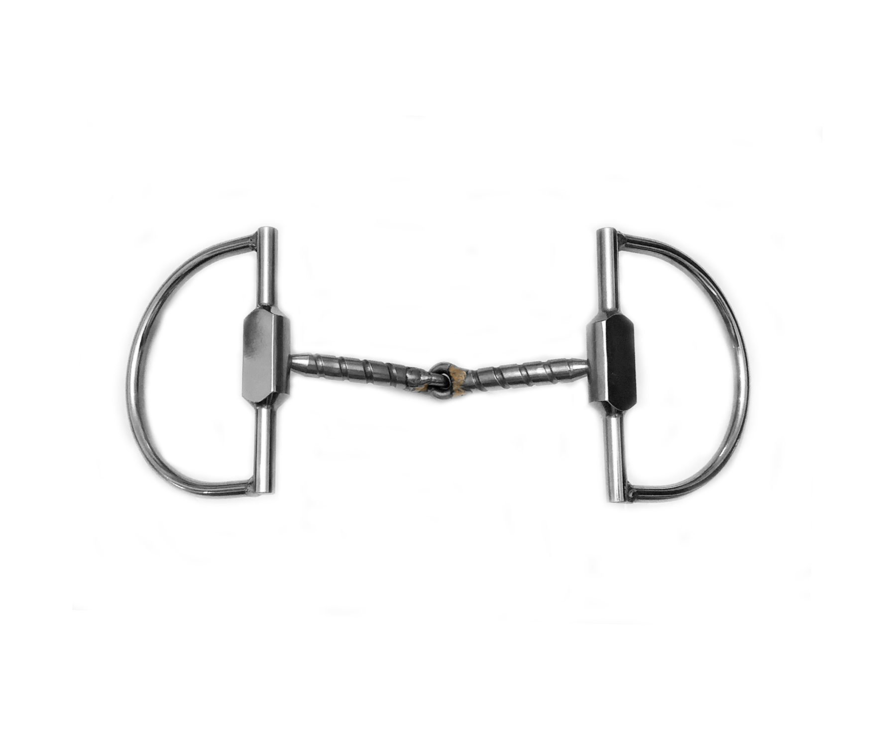 D Ring Snaffle Twisted with Single Joint - The Perfect Bit